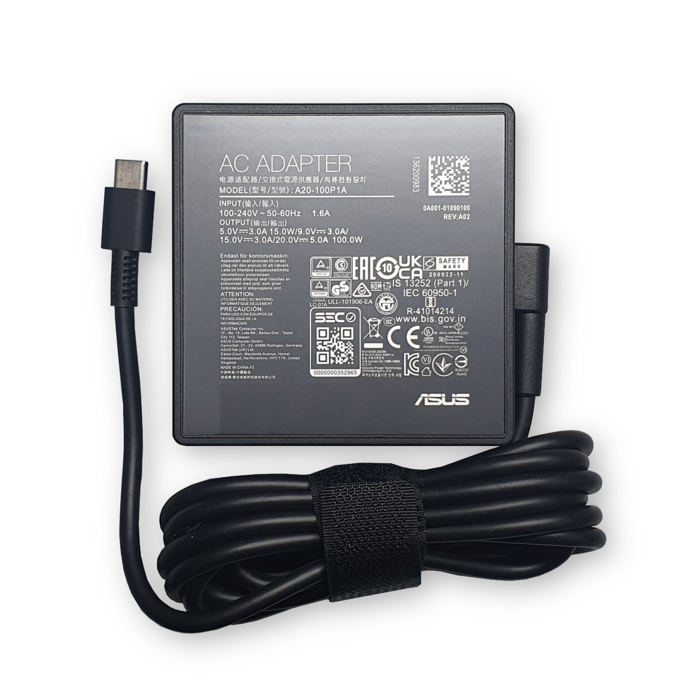 מטען מקורי למחשב נייד אסוס ASUS USB-C ADP-65SD B